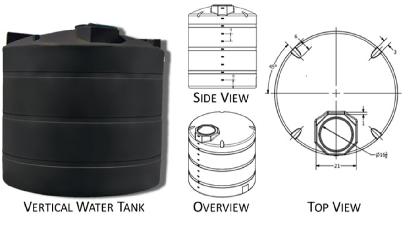 Poly Tanks | What is a Doorway or Slimline Water Tank