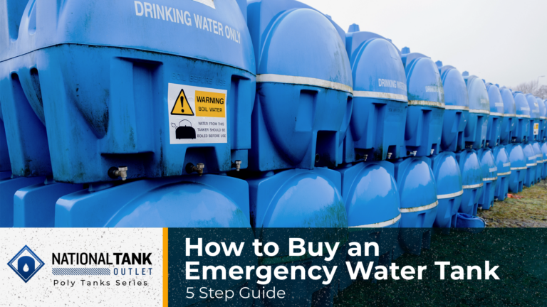 How to Buy an Emergency Water Tank