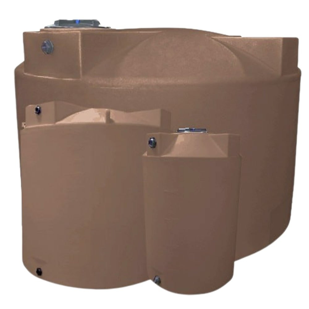 2500 Gallon Straight-Wall Water Storage Tank - Mocha | Snyder 32753