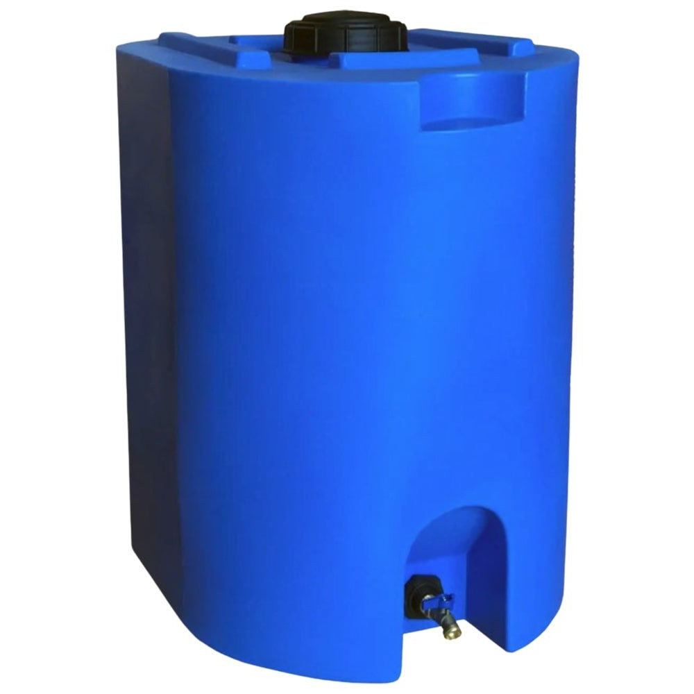 55 Gallon Stackable Emergency Water Tank | WaterPrepared WW-55-GAL-BLUE-DS