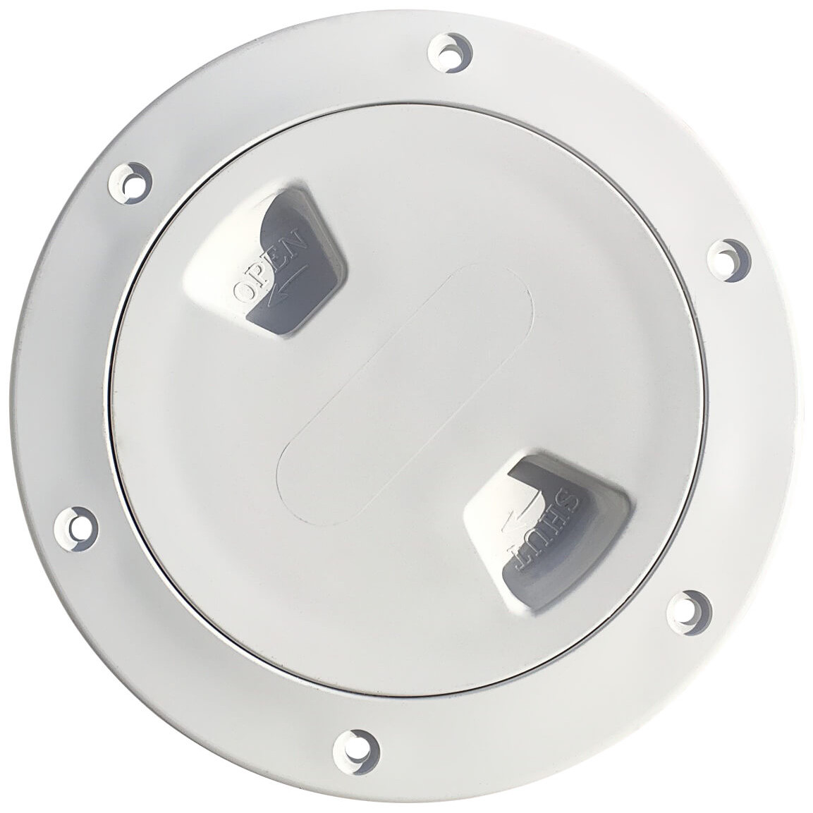 DP40-W Ronco | 4" Inspection Lid - White Collar, White Lid