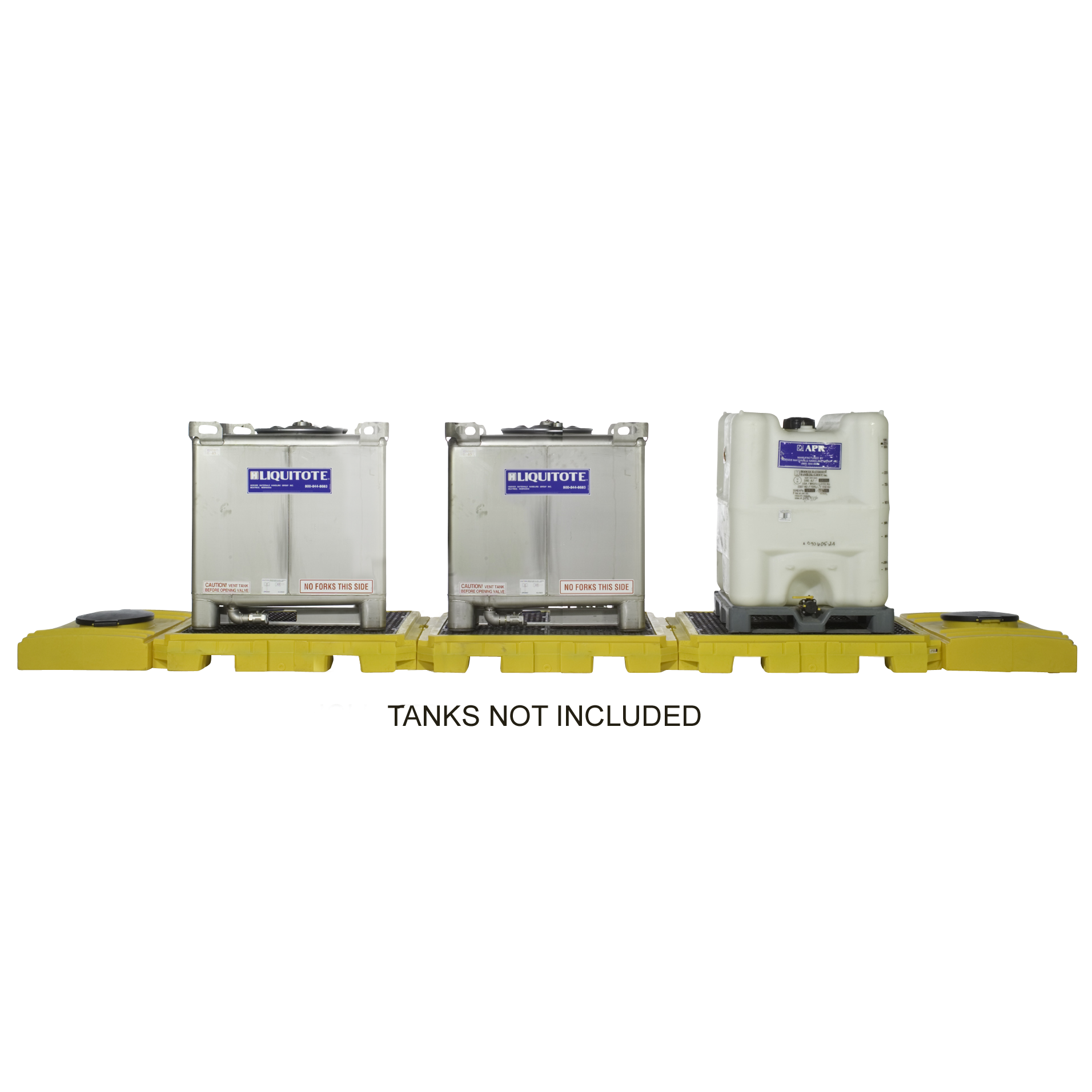 1126 UltraTech | 3-Tank Modular IBC Spill Pallet