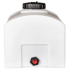 16 Gallon Flat Bottom White Utility Tank | RomoTech 82123889