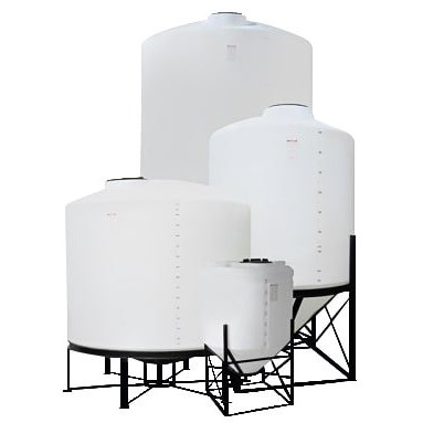 300 Gallon 15 Degree Cone Bottom Tank | Norwesco 41484