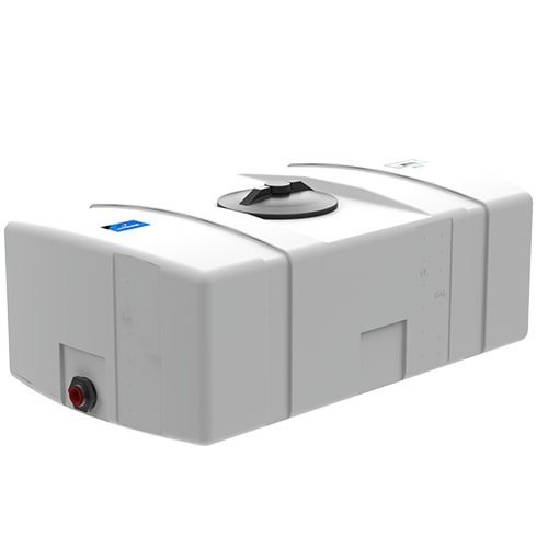 50 Gallon White Low Profile Transport Tank | Ace LP0050-RT