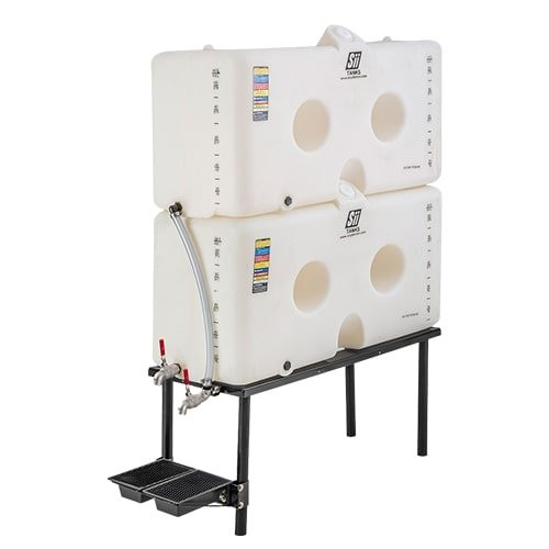 120 & 120 Gallon Slimtainer Tank & Gravity Feed System | Fluidall SST120-2