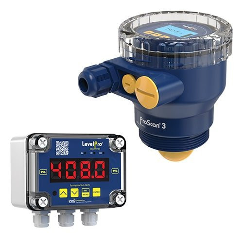 Levelpro ProScan 3 Radar Level Sensor with LED Display & Controller, 4 ...