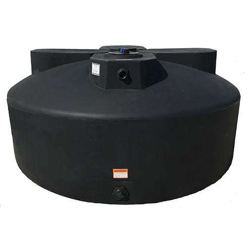600 Gallon Water Storage Tank - Black | Norwesco 43800