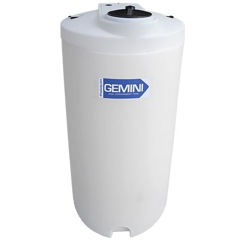 160 Gallon Heavy Duty Double Wall Tank - White | Peabody 29941