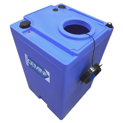 70 Gallon Heavy Duty Double Wall Tank - Blue | Peabody 30068