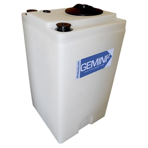 40 Gallon XLPE Double Wall Tank - White | Peabody 30148