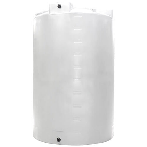 5000 Gallon Vertical Tank - White | Poly-Mart PM5000PW