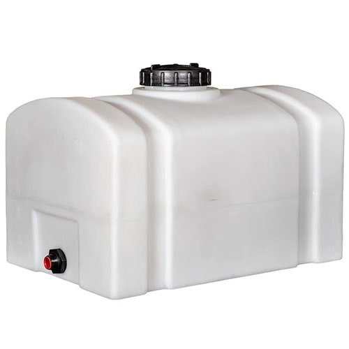 26 Gallon Flat Bottom White Utility Tank | RomoTech 82123899