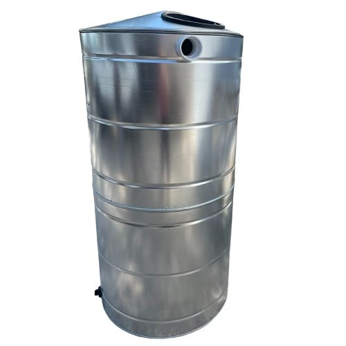 400 Gallon Galvanized Rainwater Tank | Texas Metal Tanks RWT400G