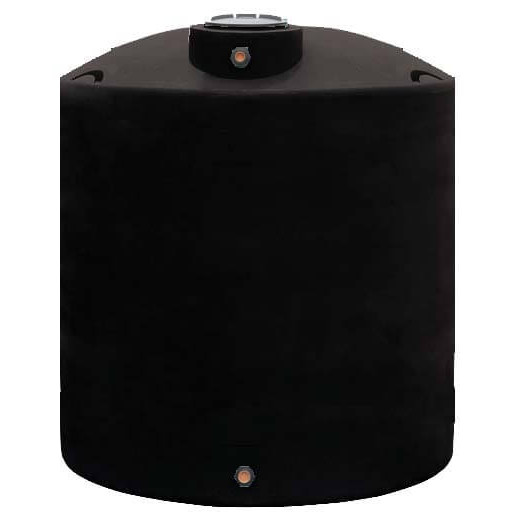 1700 Gallon Water Storage Tank - Black | Dura-Cast 901750B