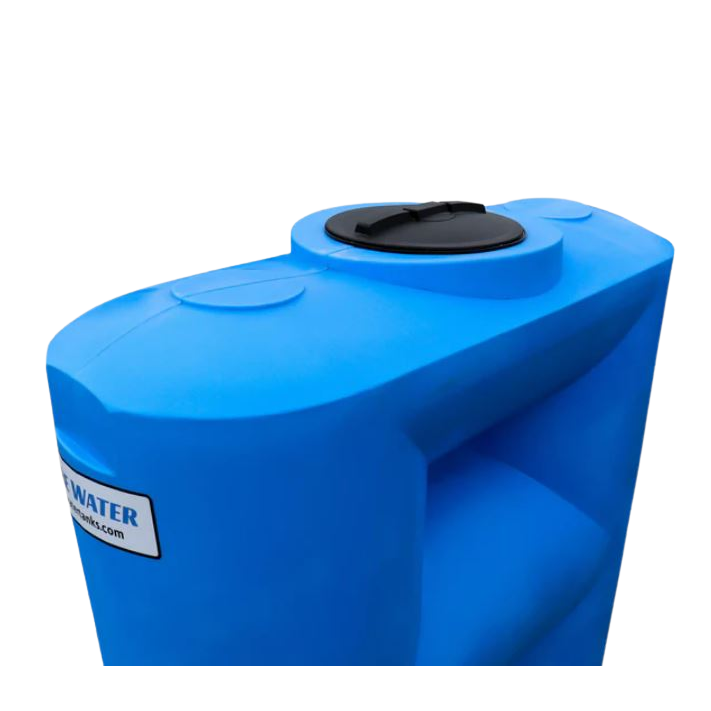 500 Gallon Blue Emergency Doorway Water Tank | Sure Water WW-500-DWY-BLUE