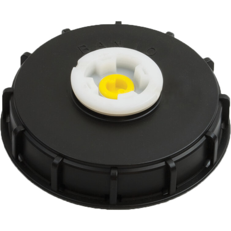 TL652S Banjo | 6" Vented Threaded IBC Tote Tank Lid