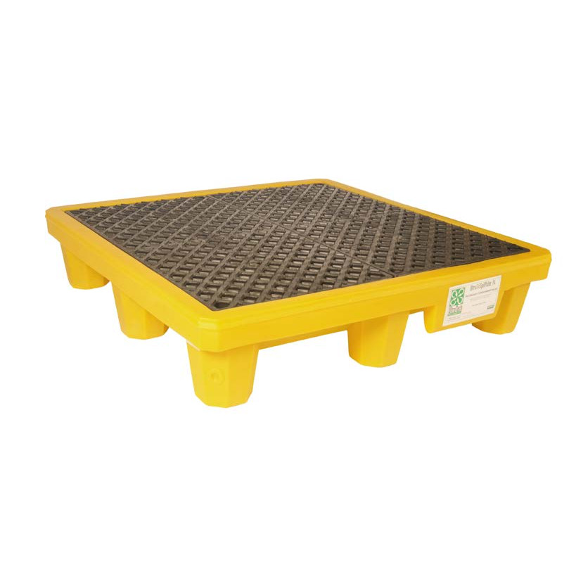 1001 UltraTech | 4-Drum Spill Pallet, With Drain